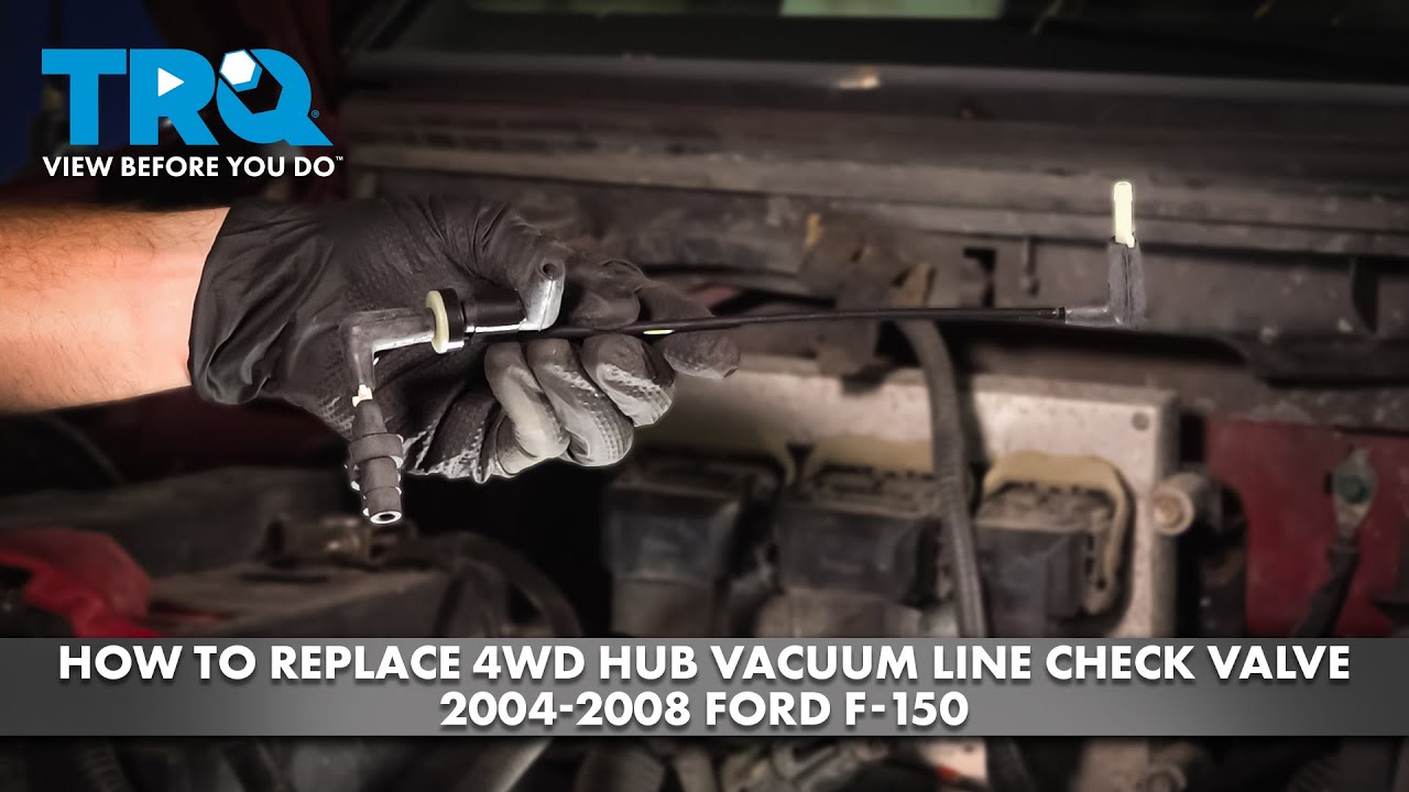 How to Replace 4WD Hub Vacuum Line Check Valve 2004-2008 Ford F-150
