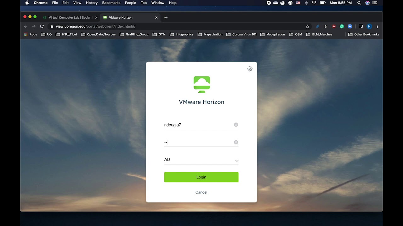 Part 1A: Getting started with the Virtual Computer Lab in the browser