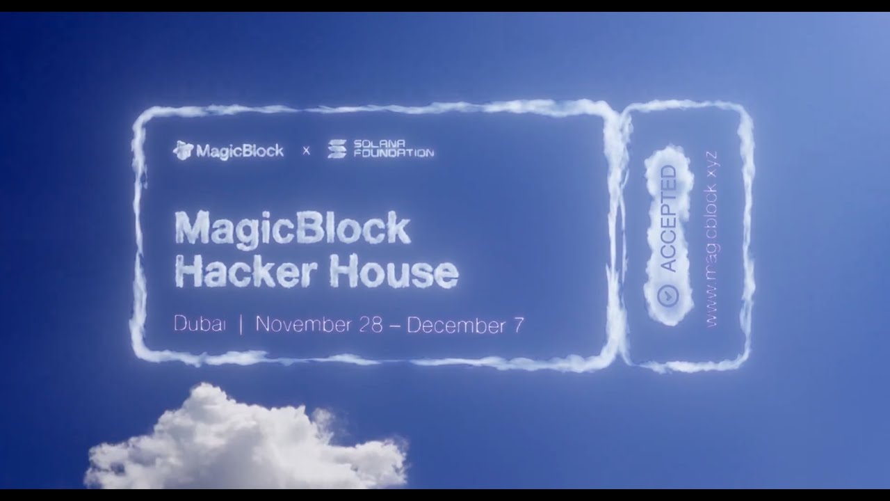 Welcome to the MagicBlock Hacker House | Dubai 2025
