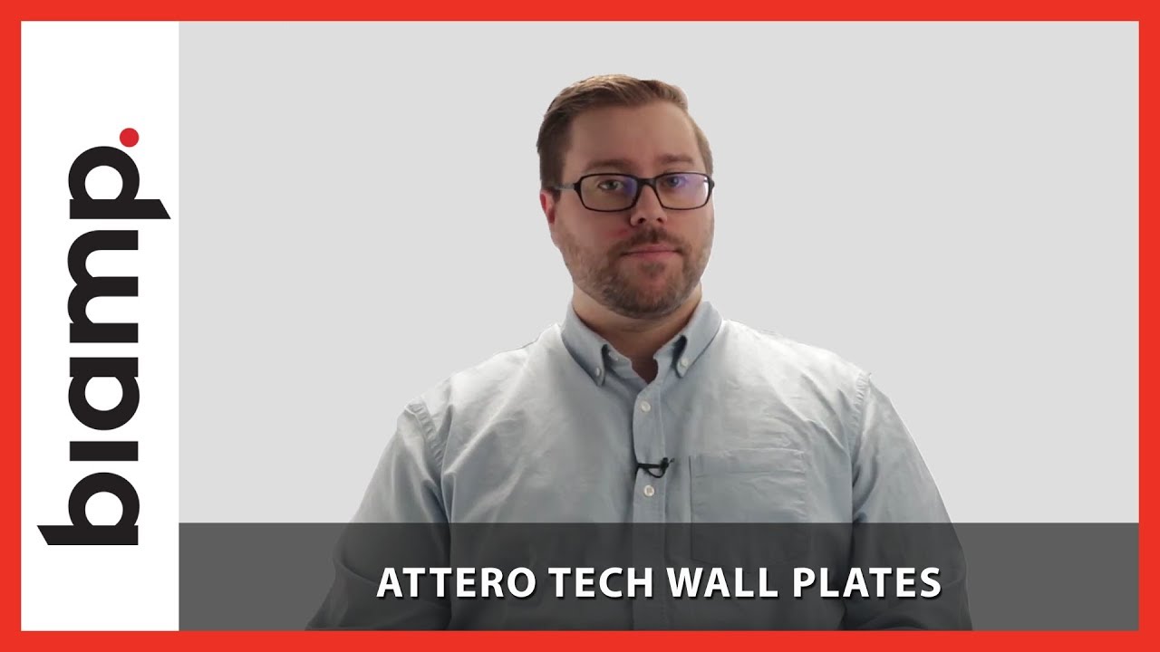 Biamp Tesira: Attero Tech Wall Plates