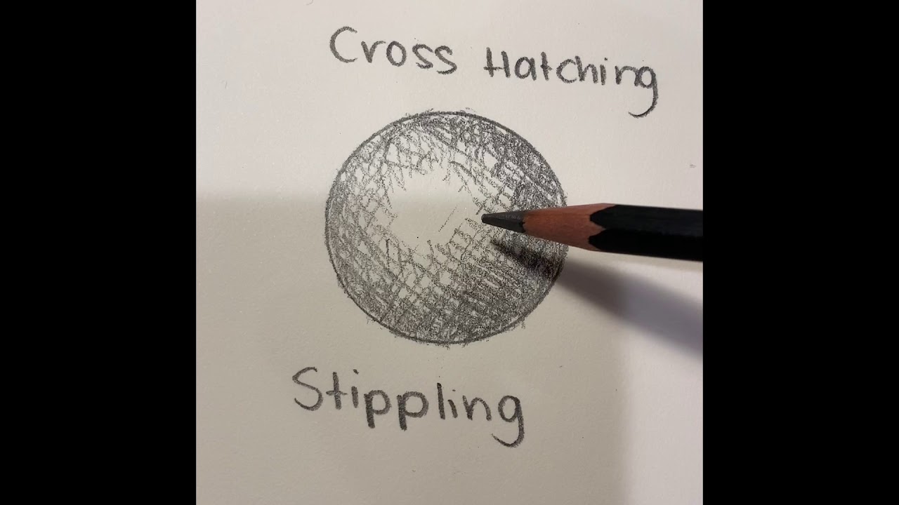 HOW TO: Tutorial on Hatching, Cross Hatching, and Stippling