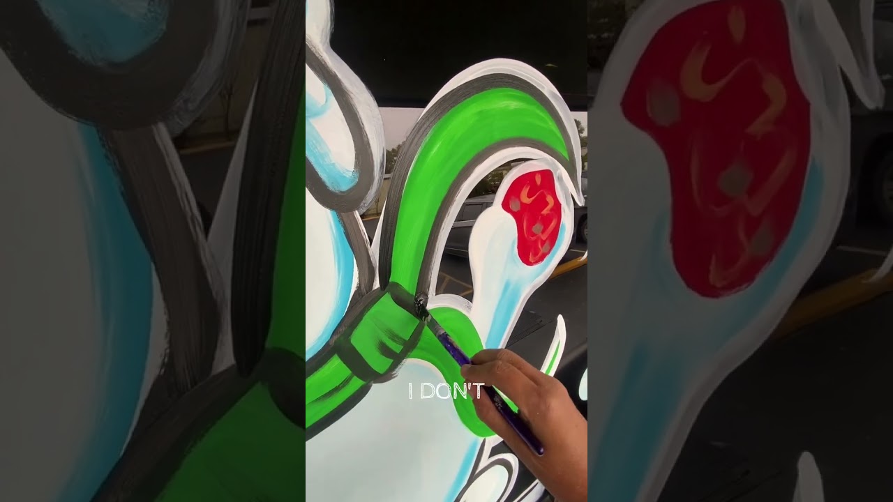 A Day in the Life of a window artist:  Snowmen, Meatballs & Pizza Art! 🍕⛄🎨
