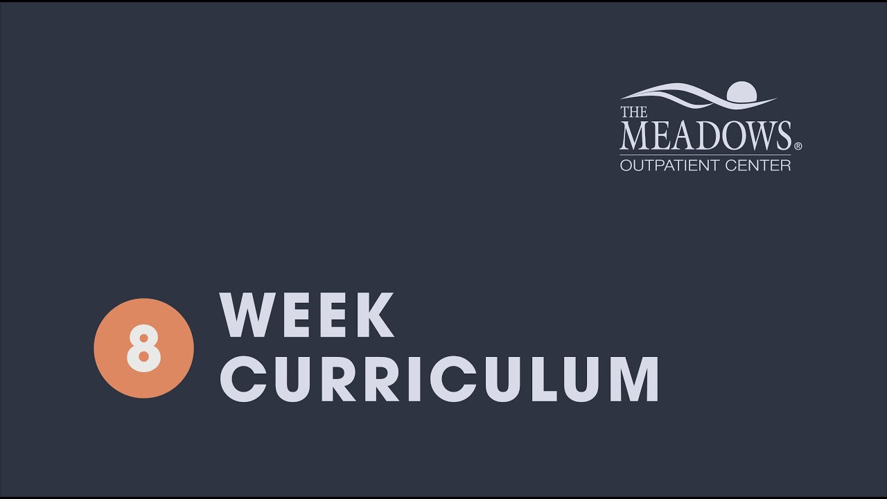 8-Week Curriculum Overview  - The Meadows Outpatient Center