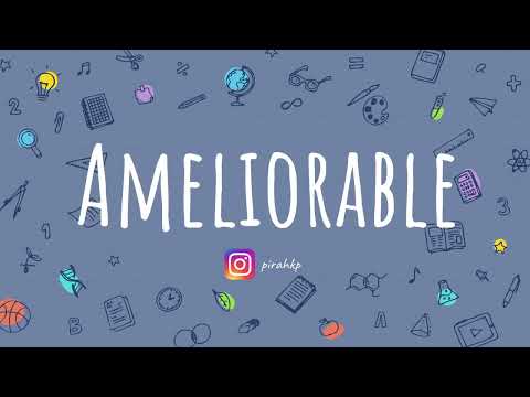 Ameliorable meaning in Urdu/Hindi | Word of the Day | English Vocabulary