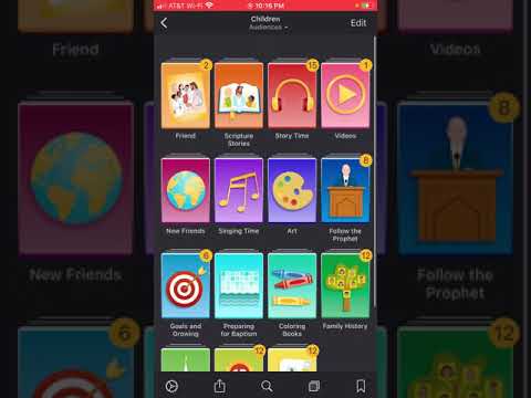 How to use LDS tools "Audiences" for Primary kids