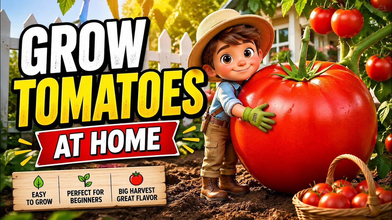 Tomato Growing for Beginners at Home | Easy Step-by-Step Backyard Guide