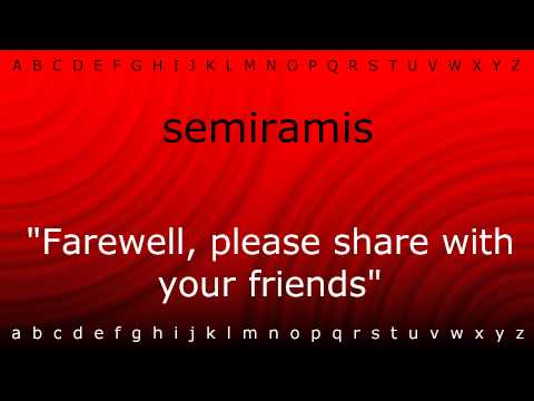 How to pronounce 'semiramis' with Zira.mp4
