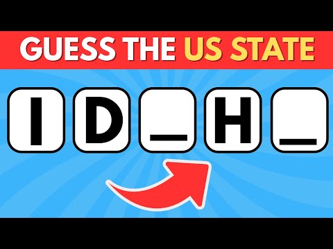 Guess the US State With Missing Vowels | Can You Beat the Puzzle?