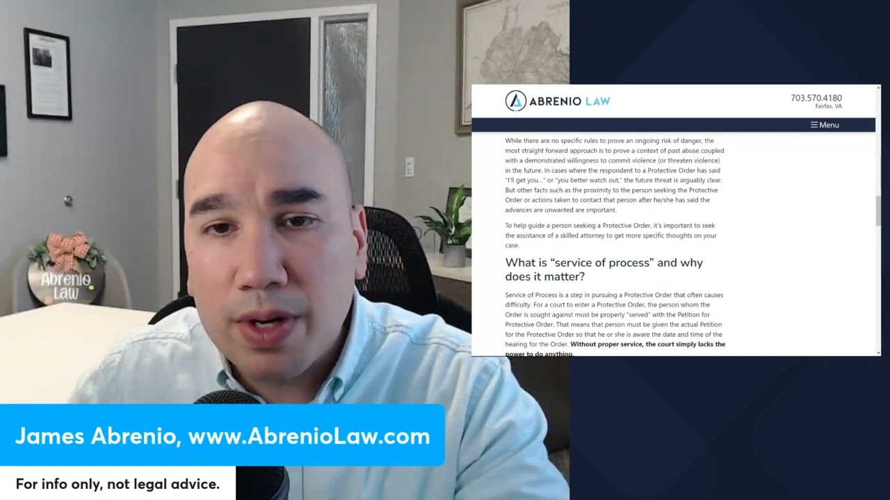 Learn about Virginia Protective Orders.