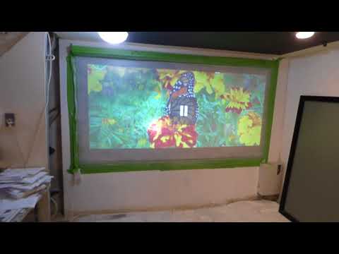 NEW ECLIPSE NANO SILVER 4K AND 3D READY SPRAY ON SCREEN PAINT 100% DONE AND MORE UPDATES!