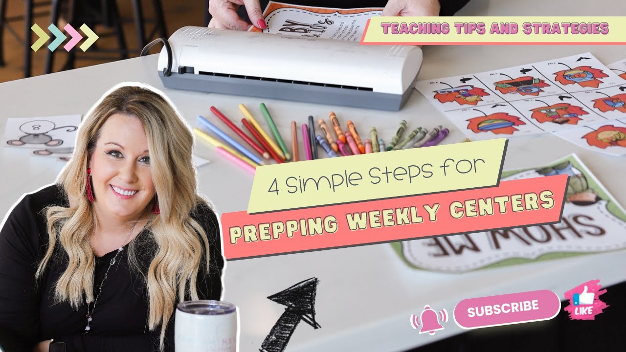 Planning and Prepping Your Math and Literacy Centers Made Simple