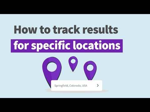 How to do rank tracking for specific locations in SERPWatcher