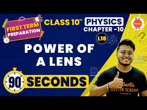 Power of a Lens One Shot in 90 Seconds | Light Class 10 | NCERT Class 10 Chapter-10 #CBSE2024
