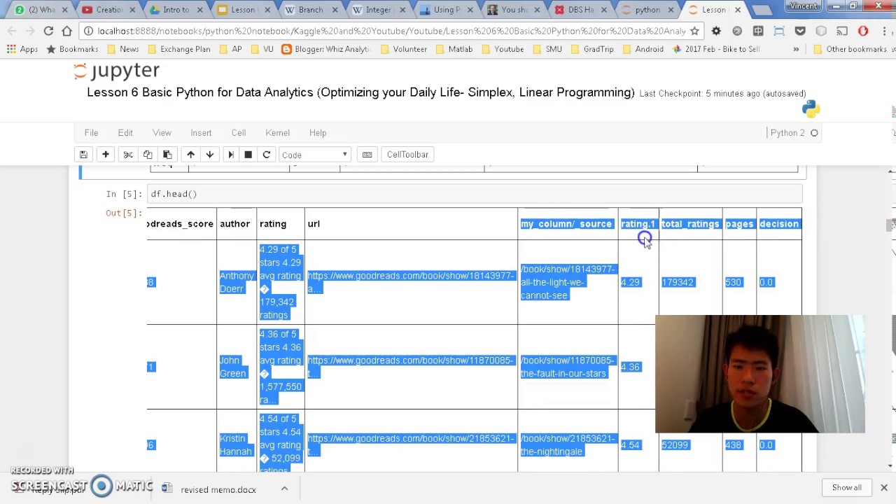 Optimizing Your Problem using LP and IP 6 Excel Solution of Knapsack BookList Problem