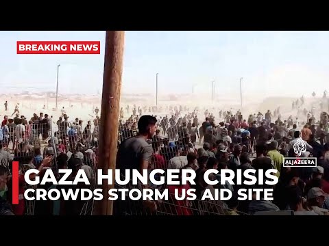 Gaza hunger crisis: Desperate crowds storm US aid distribution site in ...