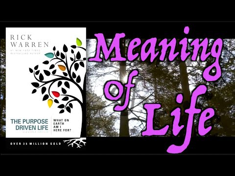 Meaning of Life - Purpose Driven Life by Rick Warren Top Best Daily Motivational Quotes