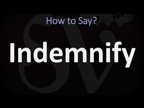 How to Pronounce Indemnify (CORRECTLY)