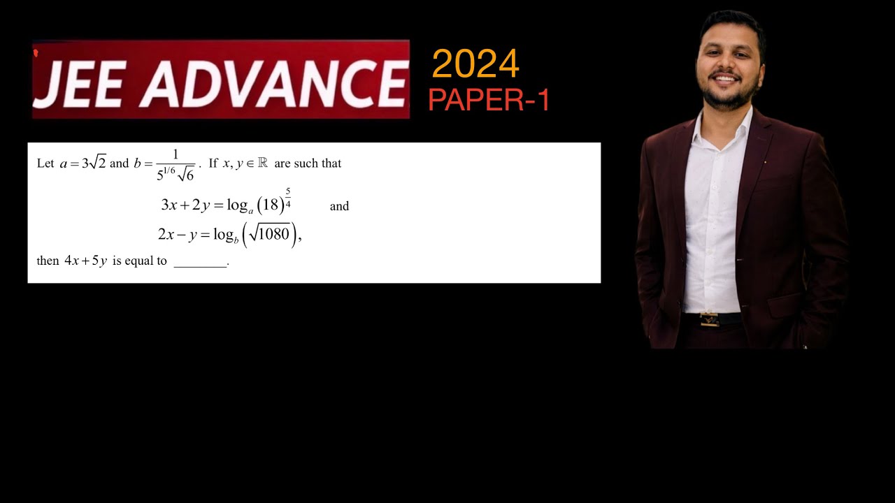 Jee Advance 2024 Paper 1 2024 | Logarithm 