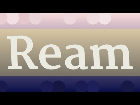 REAM pronunciation • How to pronounce REAM