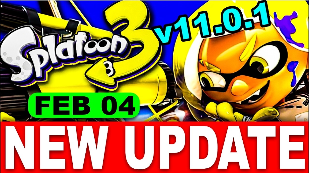 Splatoon 3 Update Fixes Major Control Issues! Version 11.0.1 Patch Note Explained