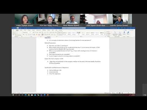 2021 IVRT/IVPT Workshop Day 2 Panel 1 Organic Solvent-Surfactant Use in Receptor Solution