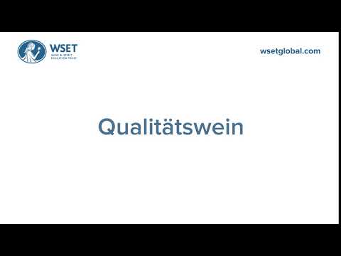 How to say it: Qualitätswein