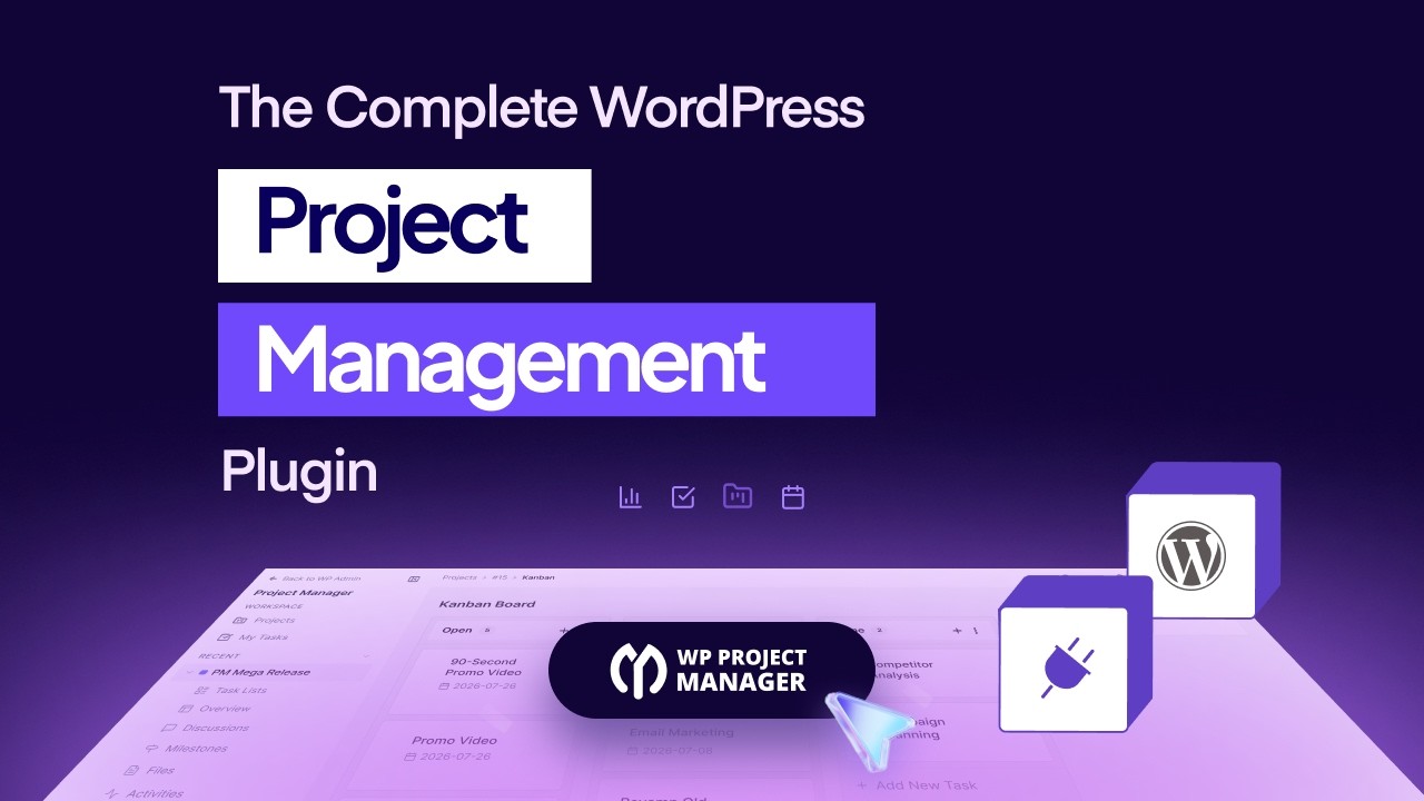 WP Project Manager — The Complete WordPress Project Management Plugin