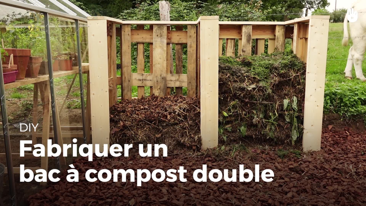 Fabriquer un bac à compost double - Faire un compost | Sikana