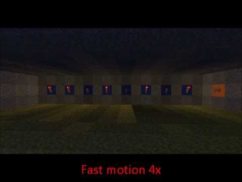 8-Bit Binary Counter Minecraft Map