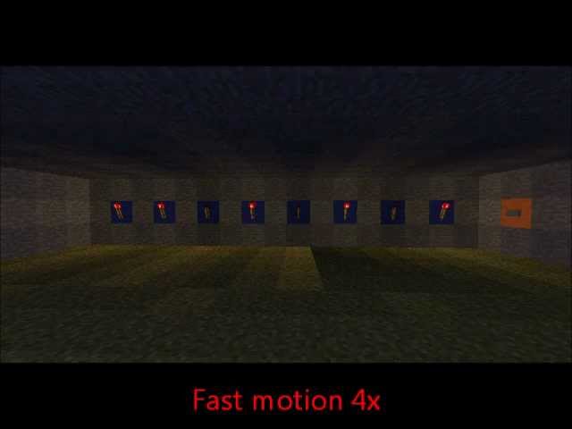 8-Bit Binary Counter Minecraft Map