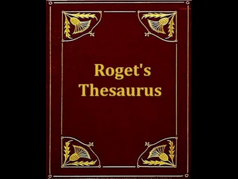 "Roget's Thesaurus of English Words and Phrases" By Peter Mark Roget