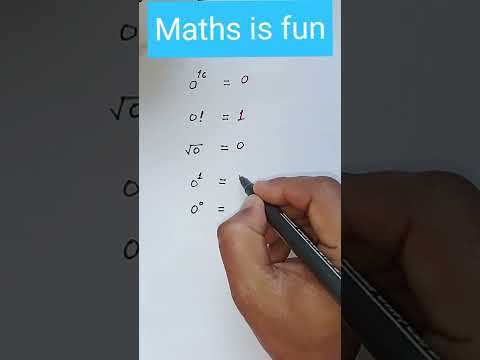 Algebra with zero ( exponent, factorial, square root) | Maths tricks #shorts #youtubeshorts #maths