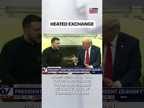 Trump tells Ukraine President Zelenskyy he’s playing with “World War 3” during heated discussion
