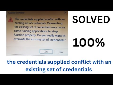 Fix "Credentials are not sufficient to access this printer | 2025