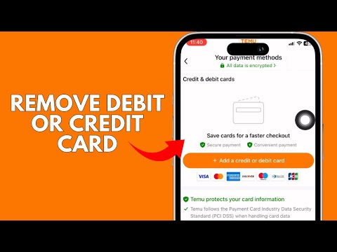 How To Remove Debit Or Credit Card On Temu 2024 (EASY)