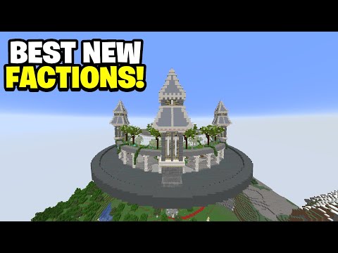 The BEST New Minecraft Factions Server in 2022! (Best New Factions Server)