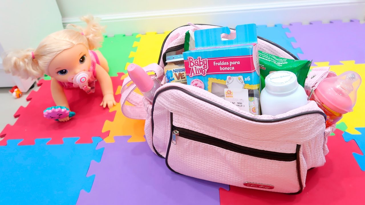 BABY ALIVE -  Bolsa para Boneca com BIA LOBO