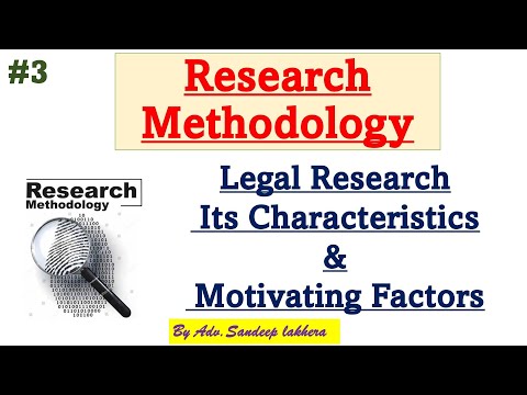 Characteristics of Legal Research - Research Methodology #researchmethodology #ugcnet