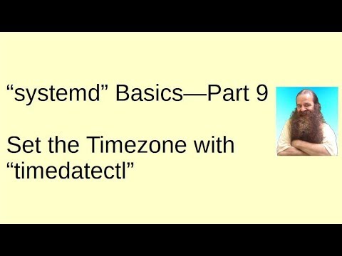 Set the timezone with timedatectl