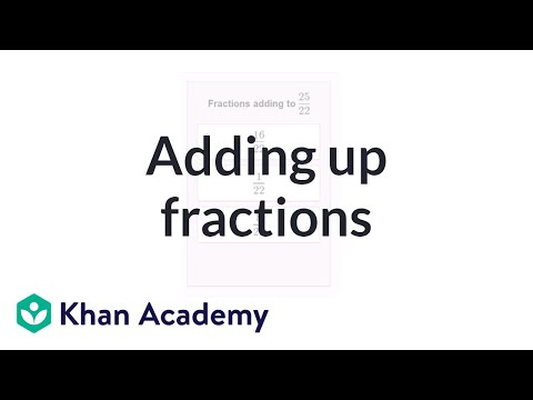 Adding up fractions | Fractions | Pre-Algebra | Khan Academy