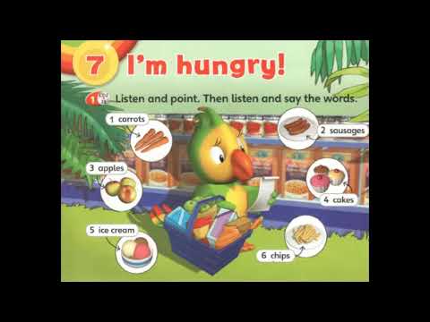 Super Minds Starter - Unit 7 I'm Hungry! - Vocabulary Words