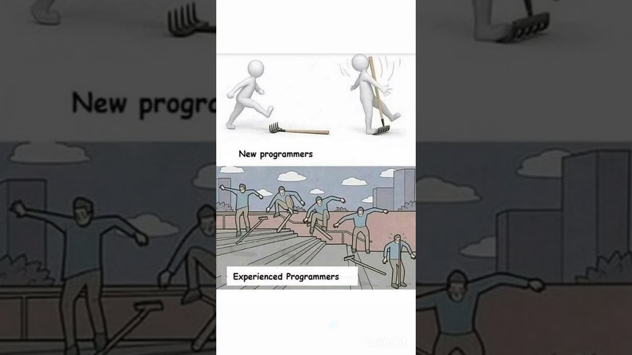 New program vs experience  #programmingmemes #debuggingmemes #codingshorts #memes