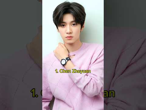Top 10 Handsome Chinese Actors 2025 #facts #viral #trending #fyp #top10 #chineseactor #shorts