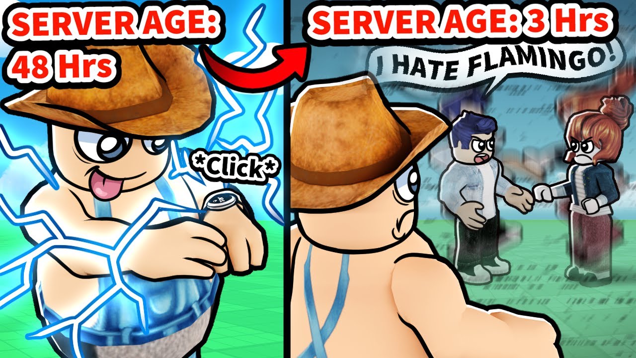 You can TIME TRAVEL in this Roblox game