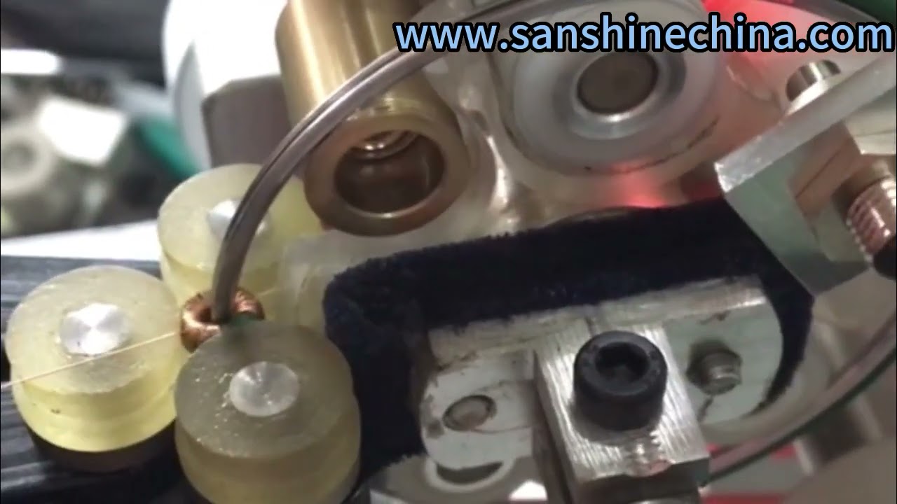 Miniature automatic toroid coil winding machine winds small toroid coil with fine wire (SS900B2-1.8)
