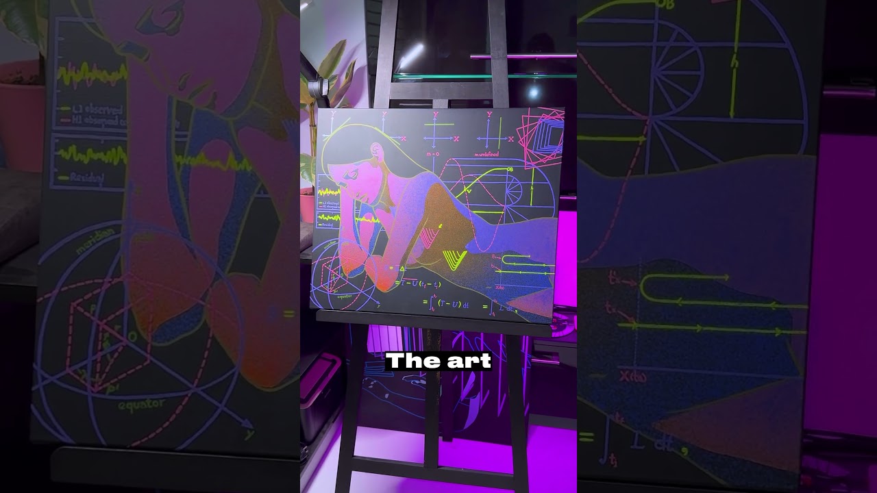 Color Palette VS The Artwork #art #shorts #cyperpunk