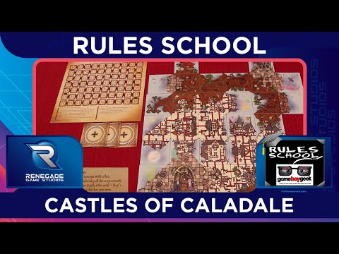 How to Play Castles of Caladale (Rules School) with the Game Boy Geek