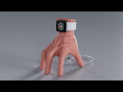 WEDNESDAY HAND - THING APPLE WATCH STAND・ STL File for ・Cults