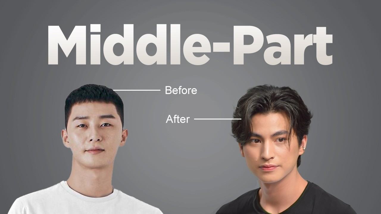 Mastering the Middle Part Hairstyle: A Comprehensive Guide for 2024 ...