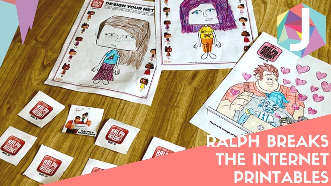 Ralph Breaks the Internet Free Printables